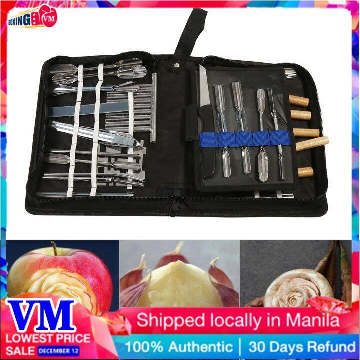 Boxing Vm1 Set 46Pcs Carving Tools Kit Portable Vegetable Fruit Food ...