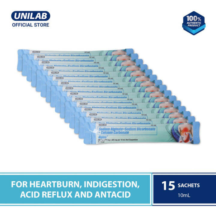 Algina 10mg 15s For Heartburn And Indigestion, For Acid Reflux; Antacid ...