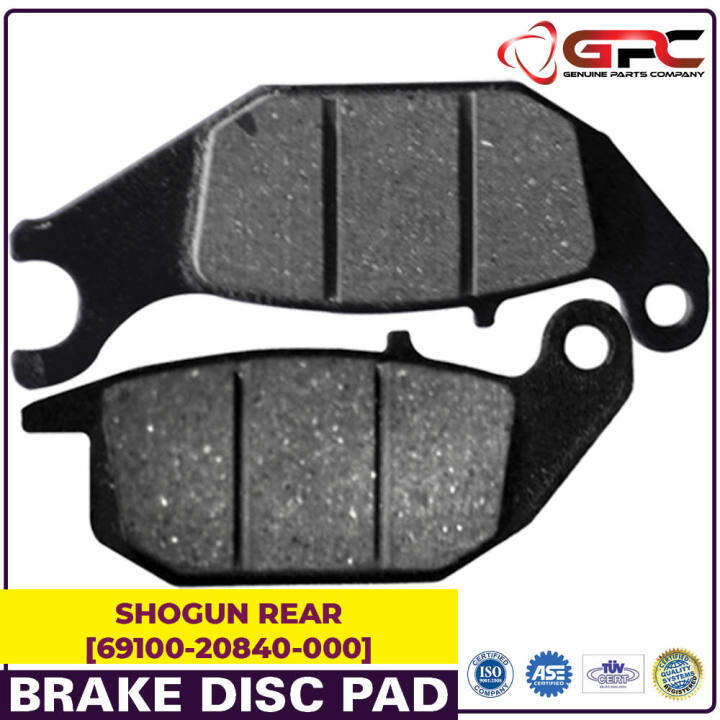 GPC Suzuki Shogun Brake Disc Pad Set [69100-20840-000] | Lazada PH
