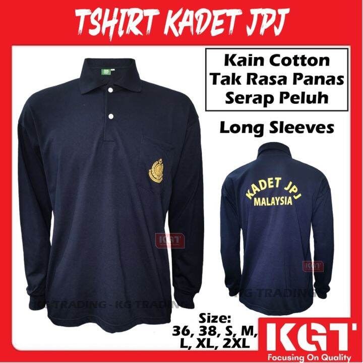 TSHIRT KADET JPJ MALAYSIA LENGAN PANJANG LONG SLEEVES TSHIRT KADET JPJ ...