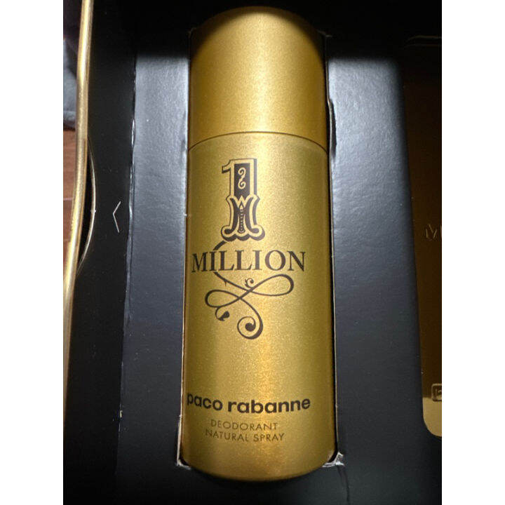 1 million 10ml edt/ 150ml deodorant spray by Paco Rabanne original ...