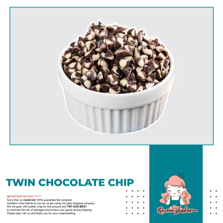 Twin Chocolate Chip [1kg/500gm/250gm/100gm] | Lazada