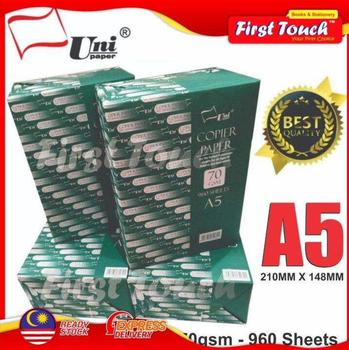Uni A5 Copier Paper 70gsm (960sheets / pack) | Lazada