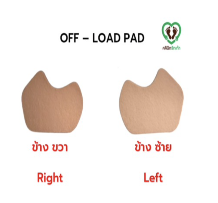 Off-Load pad แผ่นลดแรงกระแทก ติดบริเวณเเผ่นรองเท้า หรือรองเท้า สำหรับ ...
