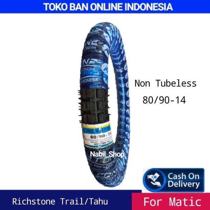 Ban Trail 80/90 -14 matic non tubeless | Lazada Indonesia