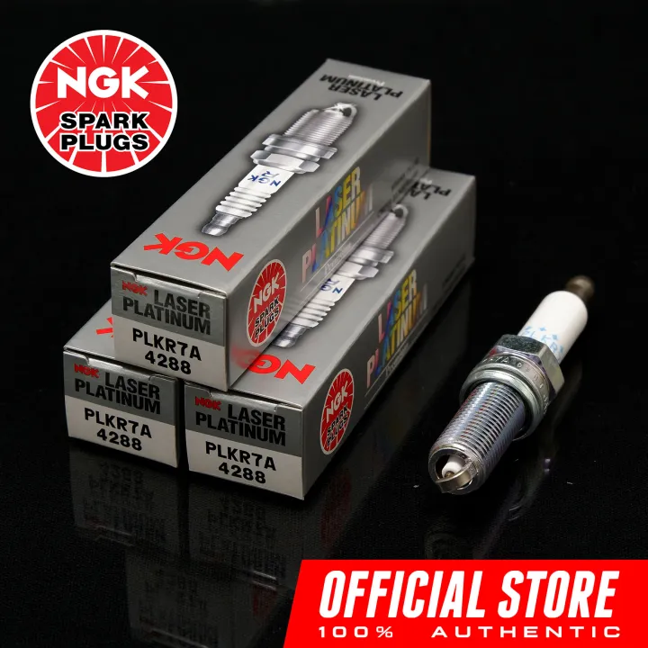 NGK PLKR7A Laser Platinum Spark Plugs For Hyundai i10, Eon, 3pcs ...