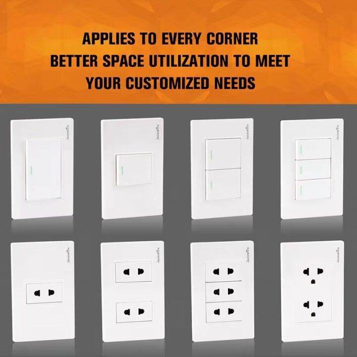 wide series universal outle 1gang 2gang 3gang outlet 1way 3way switch ...