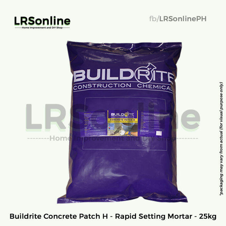 Buildrite Concrete Patch H - Rapid Setting Repair Mortar for Pavement ...
