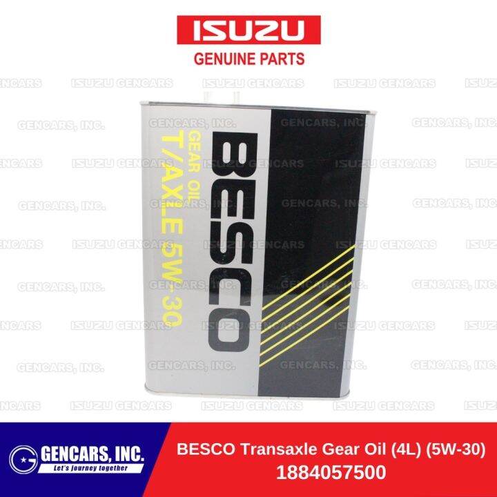 Isuzu BESCO Transaxle Gear Oil (4L) (5W-30) (1-88405750-0) (Genuine ...