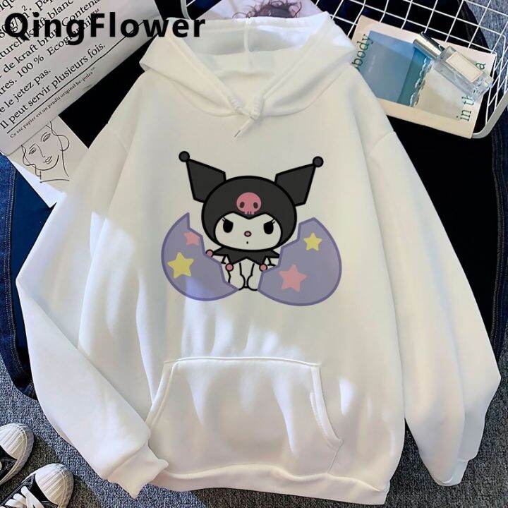 ☸ Kuromi เสื้อกันหนาว มีฮู้ด สไตล์สตรีท สําหรับผู้หญิง 2022 | Lazada.co.th