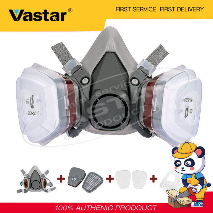 Vastar [IN STOCK] 7in1 Grade Anti Gas Anti Poison Mak Half Face Safety ...