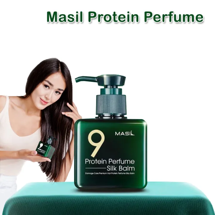 Masil 9 Protein perfume silk balm 180ml. มาส์กบาล์มบํารุงผม | Lazada.co.th