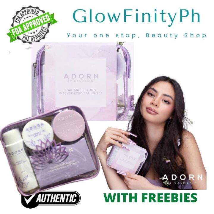 【COD】 Adorn Radiance Potion Intense Exfoliating Set by Calm Skin ...