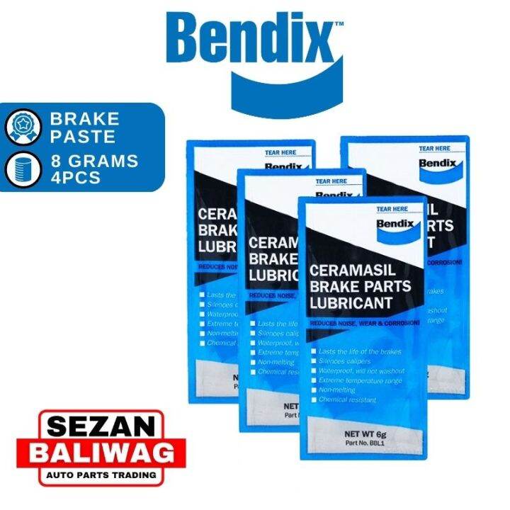 BENDIX COMBO PROMO CERAMASIL BRAKE PASTE PARTS LUBRICANTS (6 GRAMS ...