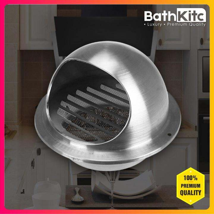 Gen Air Stainless Steel Cooker Hood End Cap Ducting Cap Wall Cap 4 / 6 ...