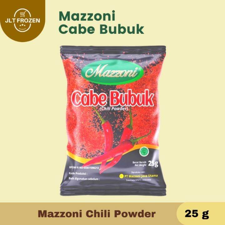 MAZZONI CABE BUBUK / CHILI POWDER - 25g | Lazada Indonesia