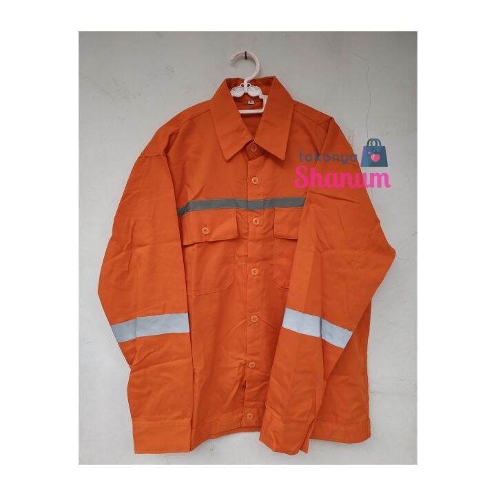Kemeja Safety Proyek Pria lengan panjang - Katelpak - Wearpack safety ...