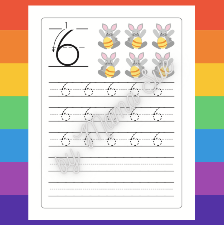 Numbers 123 : Recognizing Numbers Worksheets (3 years old+) | Lazada