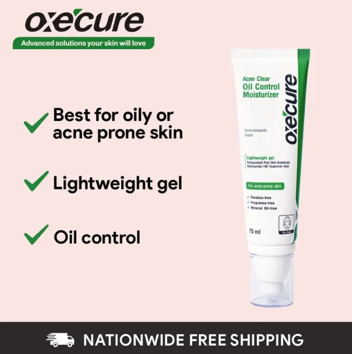Oxecure Acne Clear Oil Control Moisturizer | Lazada PH