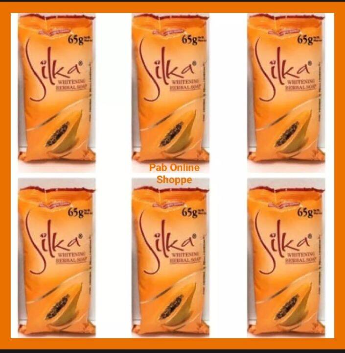 SILKA PAPAYA WHITENING HERBAL SOAP SACHET 65 GRAMS | Lazada PH