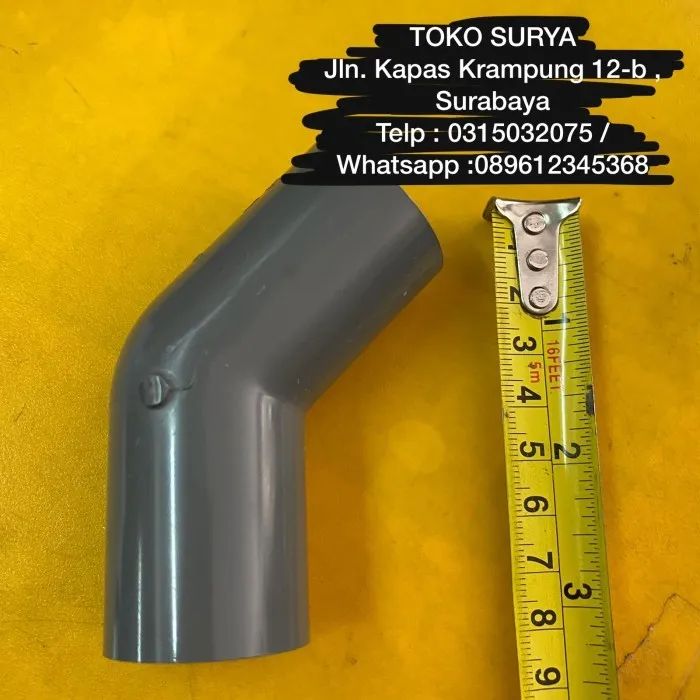 SCGkeni1/2-45drj - Knee 45 derajat 1/2" AW / elbow 45 derajat 1/2 AW ...
