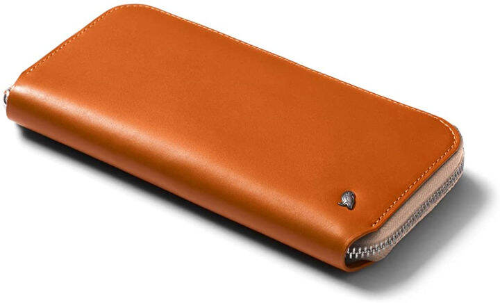 Bellroy Folio (Premium Leather Purse, Zipper Closure) Terracotta ...