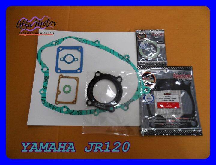 YAMAHA JR120 JR 120 ENGINE GASKET COMPLETE SET #ปะเก็นเครื่อง ชุดใหญ่ ...