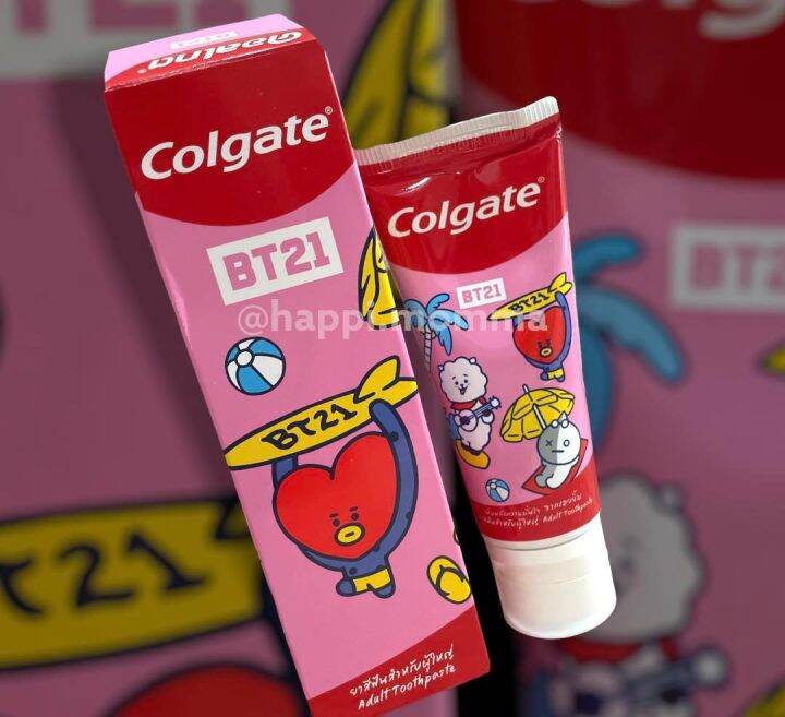 Colgate Confident Smile Toothpaste (Summer Look Edition) x BT21 Limited ...