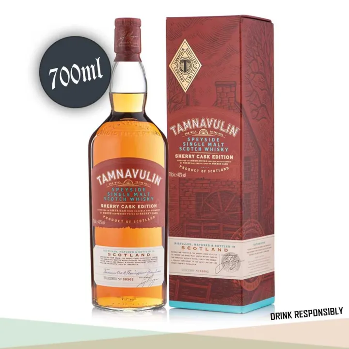 Tamnavulin Single Malt Whisky Sherry Cask Edition 70cl (700ml) / Scotland | Lazada PH