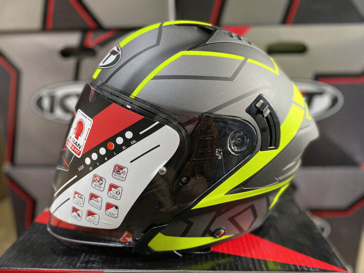 KYT NFJ MOTION YELLOW OPEN FACE HELMET | Lazada PH