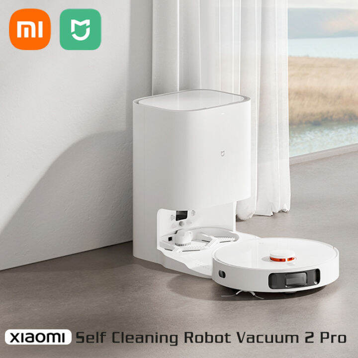 XIAOMI MIJIA Self Cleaning Robot Vacuum Mop 2 Pro Smart Home Cleaning ...