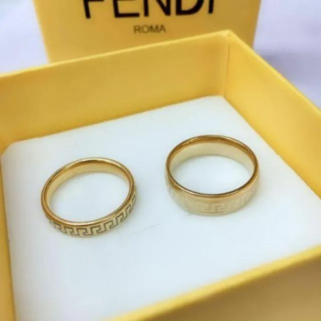 Fendi Ring stainless with box | Lazada PH
