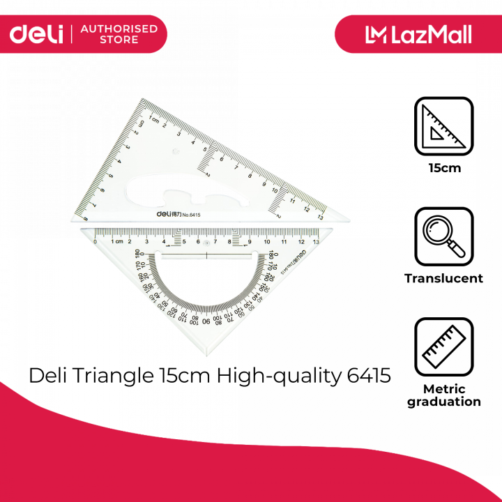 Deli Triangle 15cm High-quality (1 pc) 6415 [75256415] | Lazada PH
