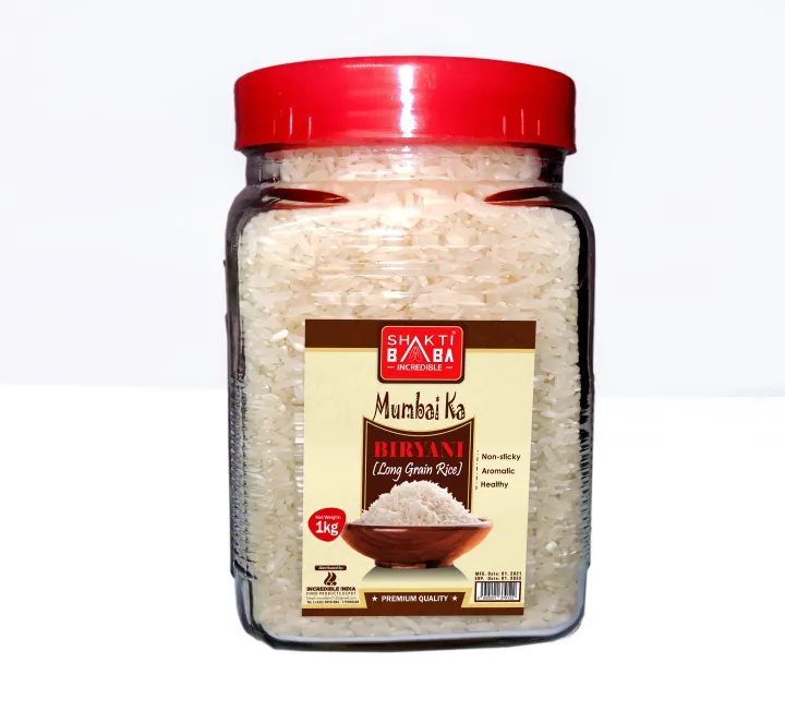 Mumbai Ka Biryani Fragrance Rice in glass bottle 1kg( This is not ...
