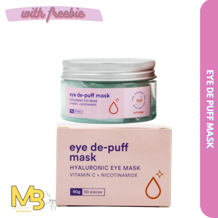 [WITH FREEBIES] EYE DE PUFF MASK BY PUFF AND BLOOM - WITH HYALURONIC ...