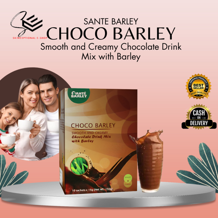 CHOCO BARLEY BY SANTE BARLEY/ 15g x 10 sachets per box Sante CHOCO ...