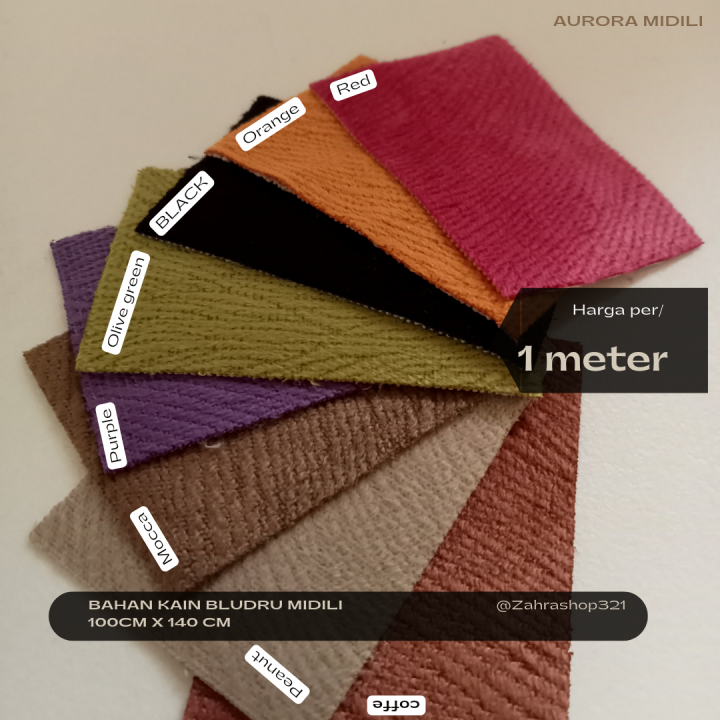 BAHAN KAIN SOFA MIDILI BLUDRU INTERIOR SOFA KURSI FURNITURE METERAN ...
