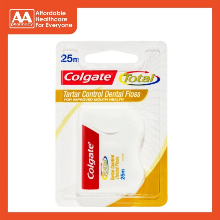 Colgate Total Tartar Control Dental Floss 50M | Lazada