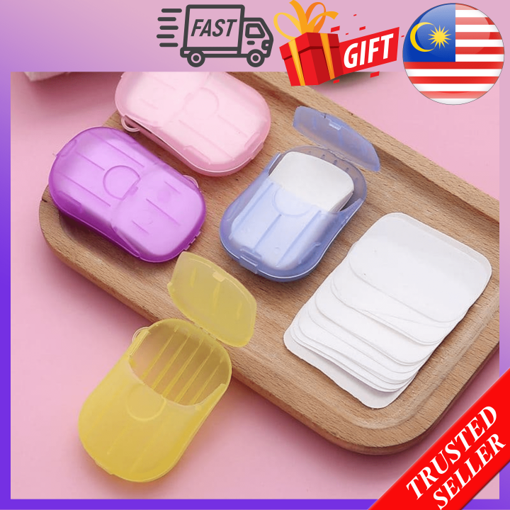 Portable Soap Paper Disposable Travel Hand Soap Hand Wash Mini Box ...