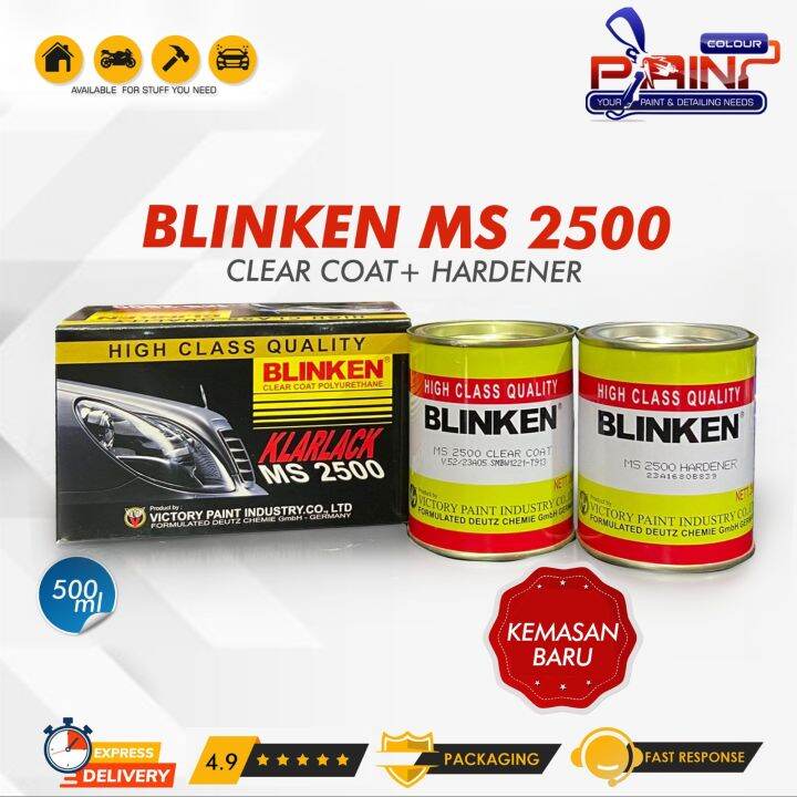 Clear / Pernis Blinken MS 2500 0.5 Lt | Lazada Indonesia