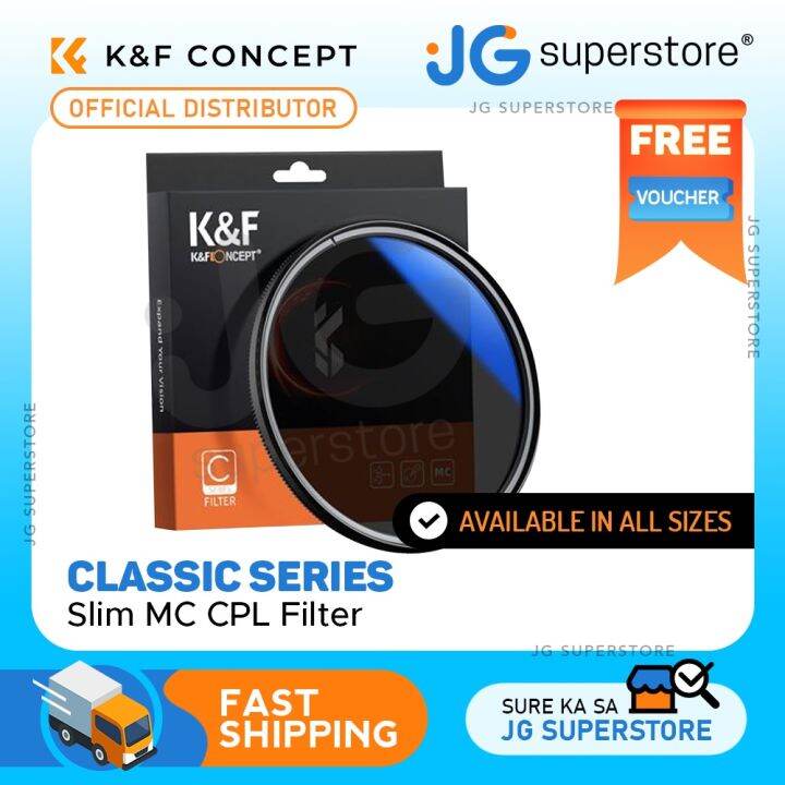 ☁KF Concept Classic Series MC-CPL Slim Multi-Coated Circular Polarizer ...