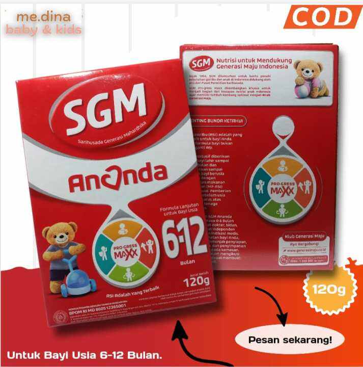SGM ANANDA 2 120gram / Untuk Bayi Usia 6 s.d 12 Bulan / Masa Berlaku ...