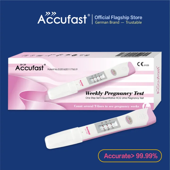 ACCUFAST 1Pcs Self Test Midstream For Women HCG Pregnancy Detection ...