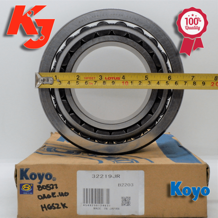 KOYO 32219JR TAPERED ROLLER BEARING - SINGLE ROW - METRIC SERIES ...