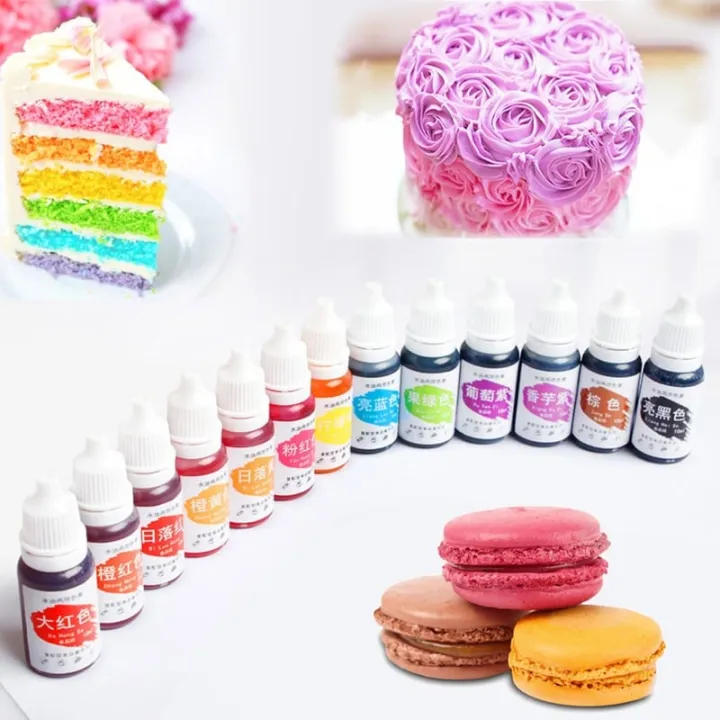 4 PCS PER SET 10ML FOOD COLORING ICING COLORING COLOR PIGMENT | Lazada PH