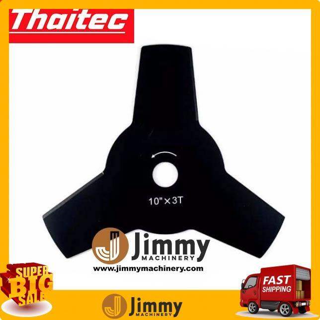 THAITEC HIGH QUALITY Heavy Duty BRUSH CUTTER TRIMMER BLADE BLACK 10" X ...