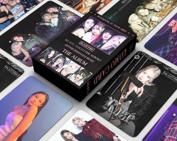 54pcs Set Kpop Blackpink The Album Lomo Cards Photocard Bp Jennie Rosie