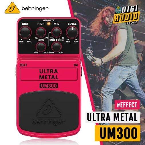 BEHRINGER ULTRA METAL UM300 [ UM 300 ] Efek Pedal gitar / Guitar Effect ...