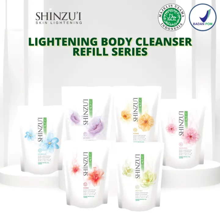 Shinzu'i Skin Lightening Body Care Refill | Sabun Cair Isi Ulang 180ml ...