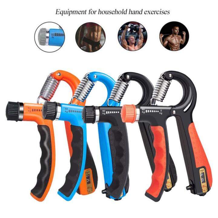 Hand Gripper Adjustable Resistance Smart Counting Grip Gear Grip Home ...